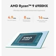 Beelink EQR6 Mini PC AMD Ryzen 9 6900HX 8C/16T 24GB DDR5 RAM 1TB PCle4 ...
