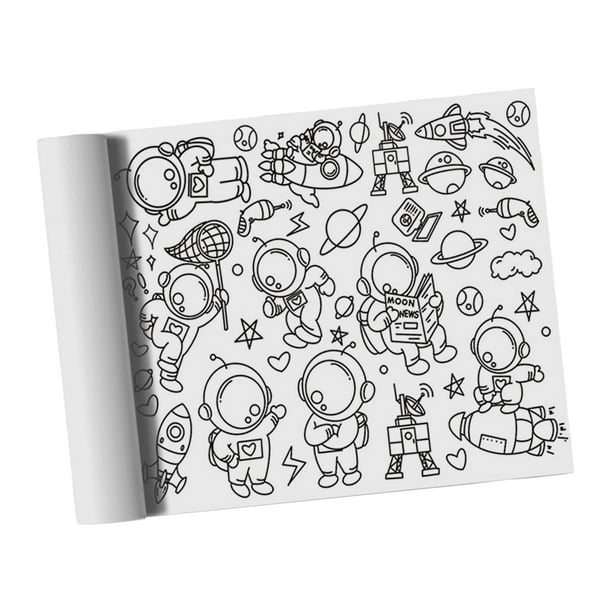 Continuous Coloring Paper Roll Painting Colorable Art Paper Wall ...