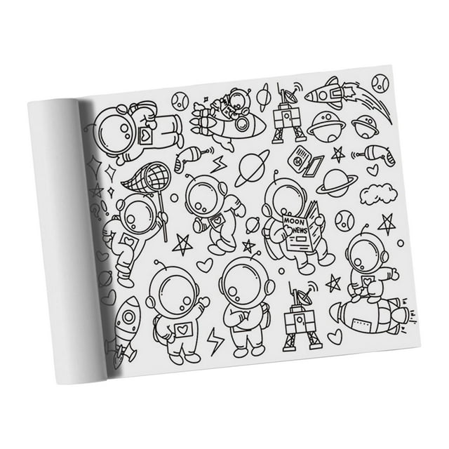 Continuous Coloring Paper Roll Painting Colorable Art Paper Wall ...