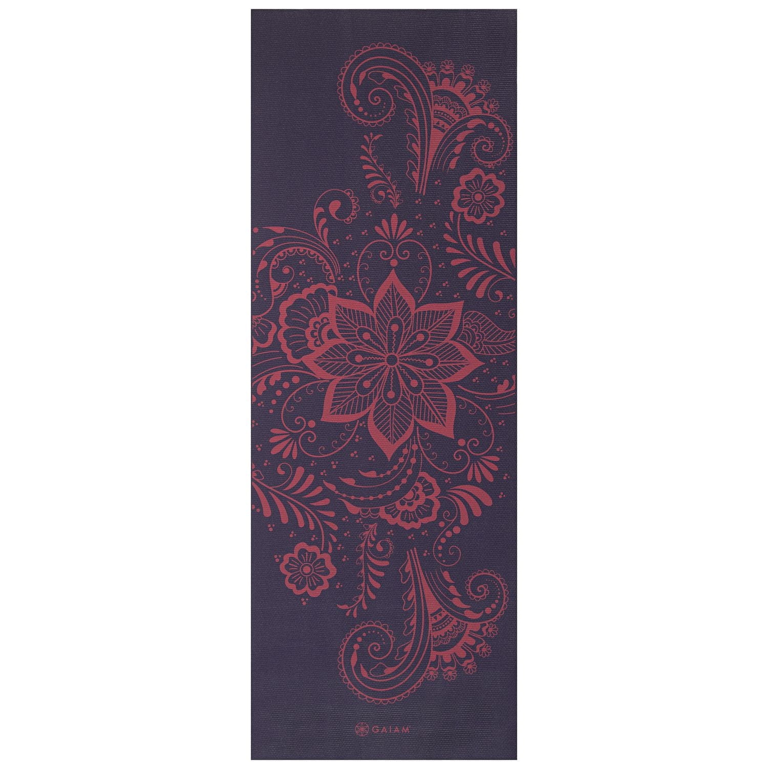Click here for Gaiam 6mm Premium Yoga Mat - Aubergine Swirl Mediu... prices