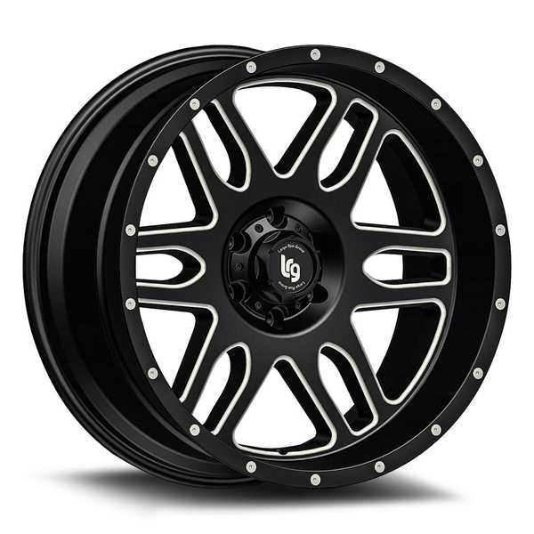 20" Black With Natural Accents Squadron 116 Wheel by LRG Wheels ...