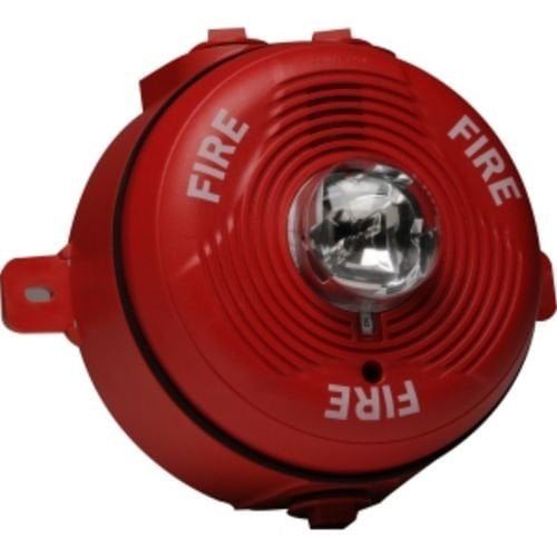 System Sensor Pc2rk Ceiling Mount Outdoor Horn Strobe W Backbox 12