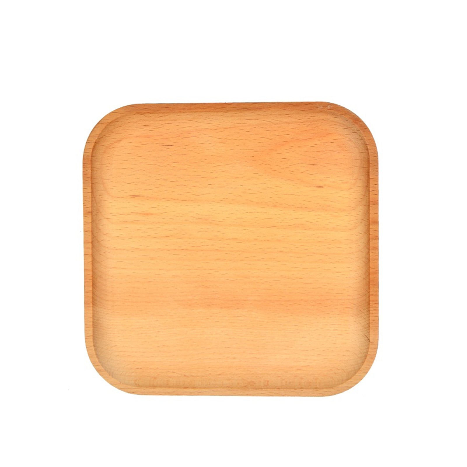 Hloma Storage Tray Multipurpose 4 Shapes Solid Wood Square Rectangle ...