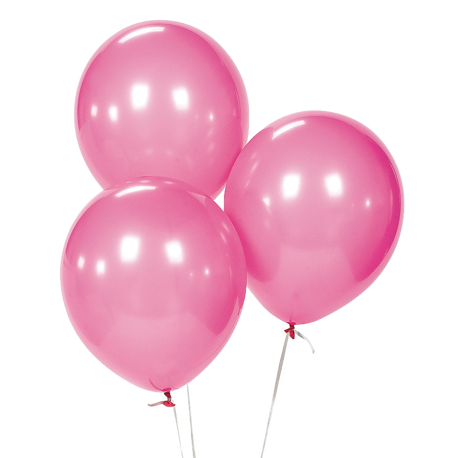 11" Hot Pink Latex Balloons (2Dz) - Party Decor - 24 Pieces - Walmart.com