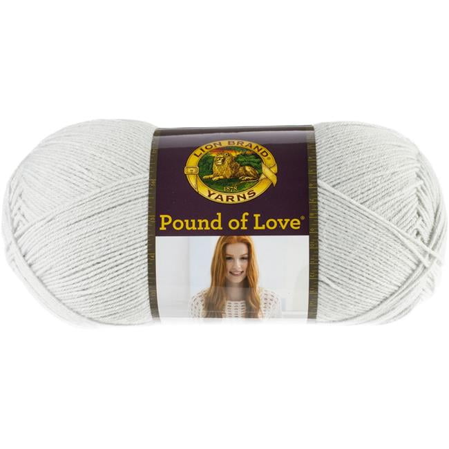 Lion Brand 550-151 Pound of Love Baby Yarn, Elephant Grey - Walmart.com