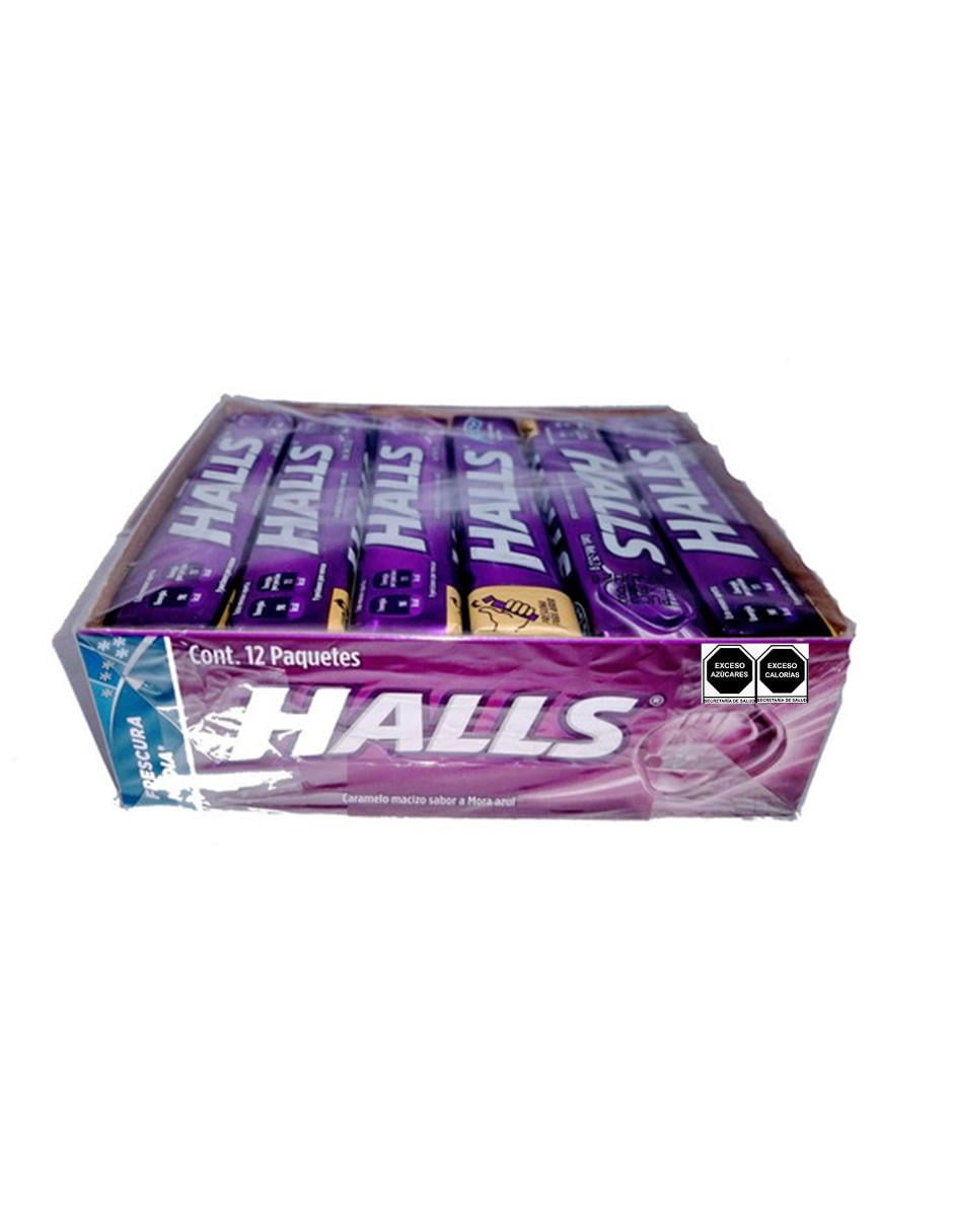 Pack de 30 Dulce pastilla Halls Mora de 12/25.2g Halls Mora 12 pzas ...