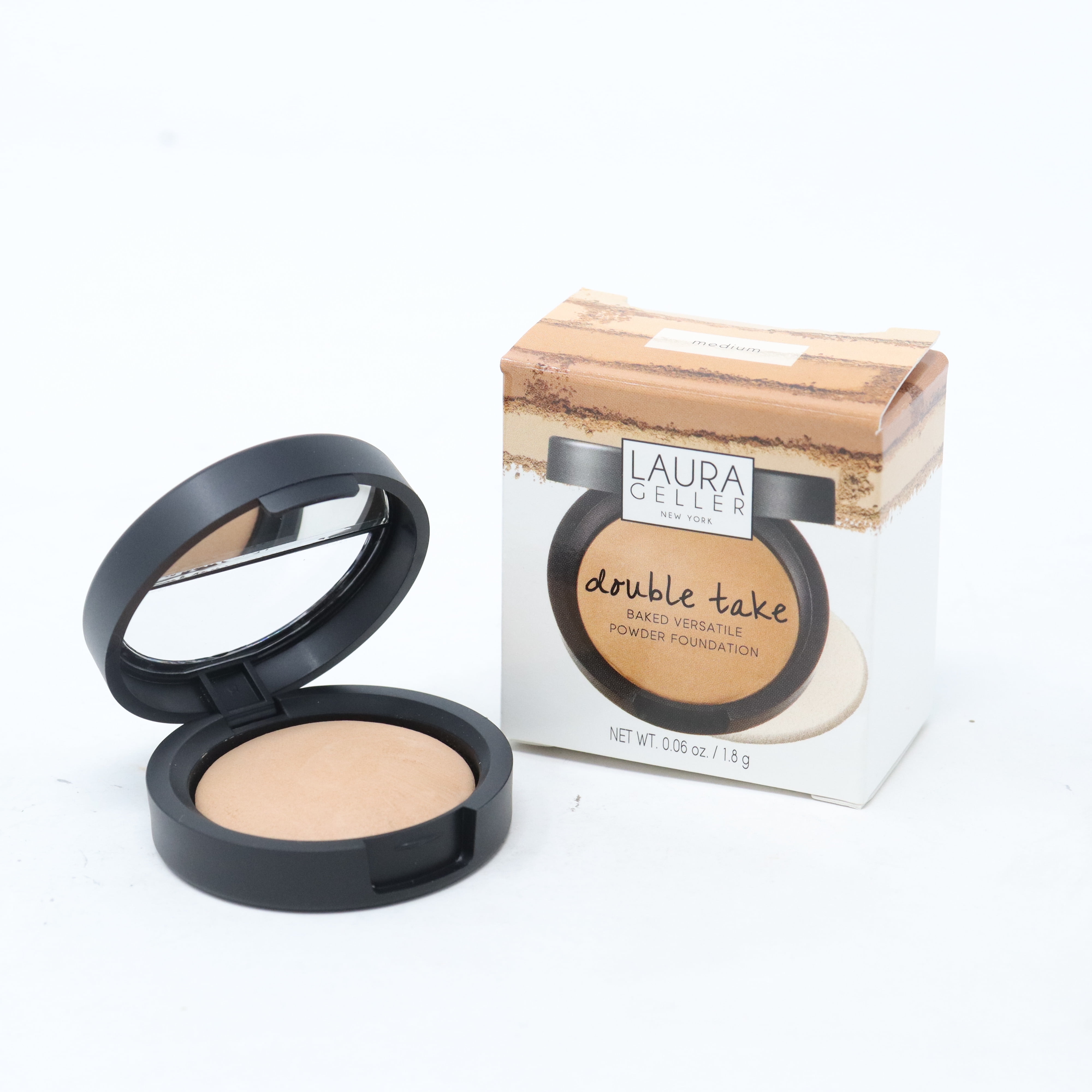 Laura Geller Double Take Baked Versatile Powder Foundation 0.06oz ...