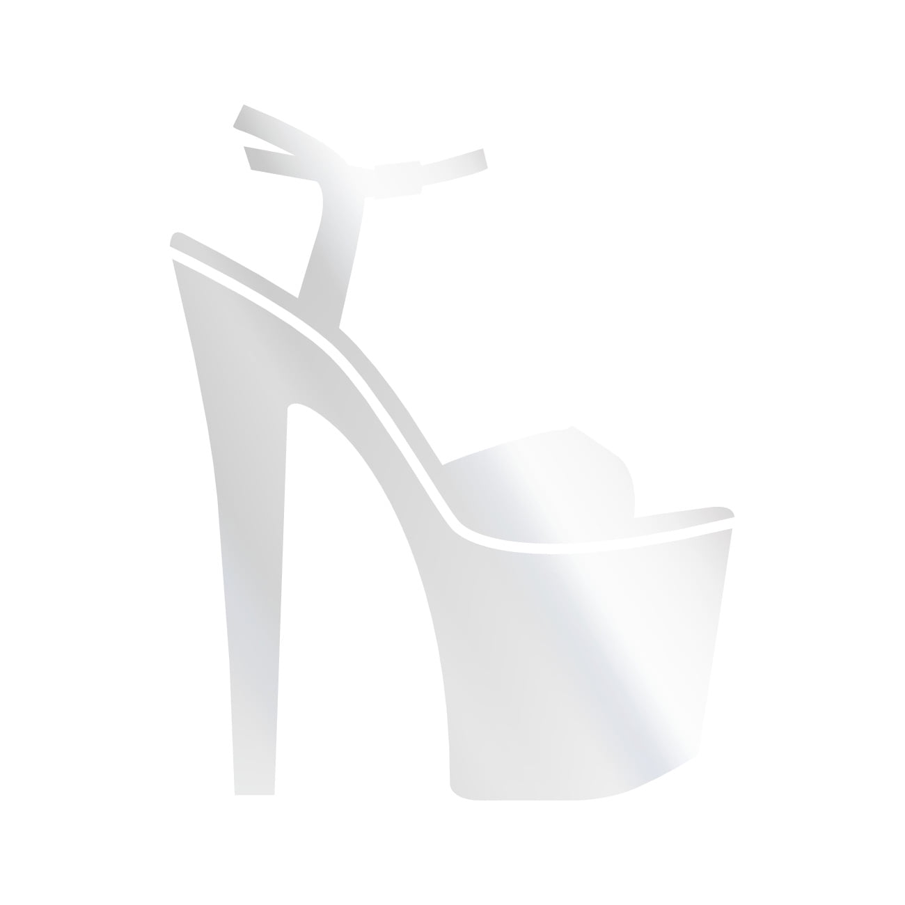 Stiletto Heel Sticker Decal Die Cut - Self Adhesive Vinyl ...