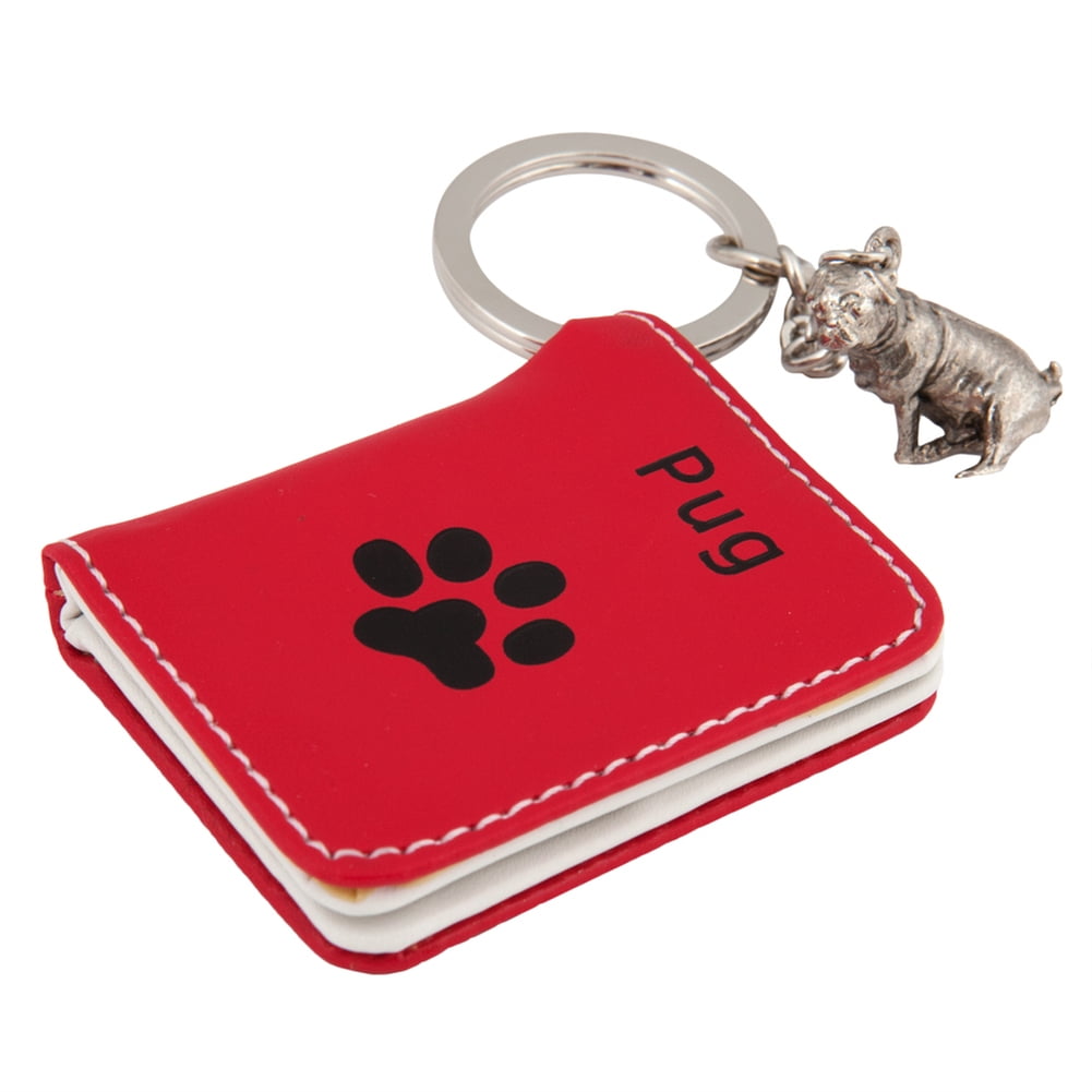 Pug Photo Wallet Keychain - Walmart.com