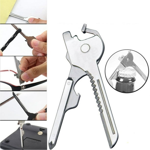 Dream Lifestyle 6-in-1 Multi-Functional Keychain Utility Key Multi-Tool ...