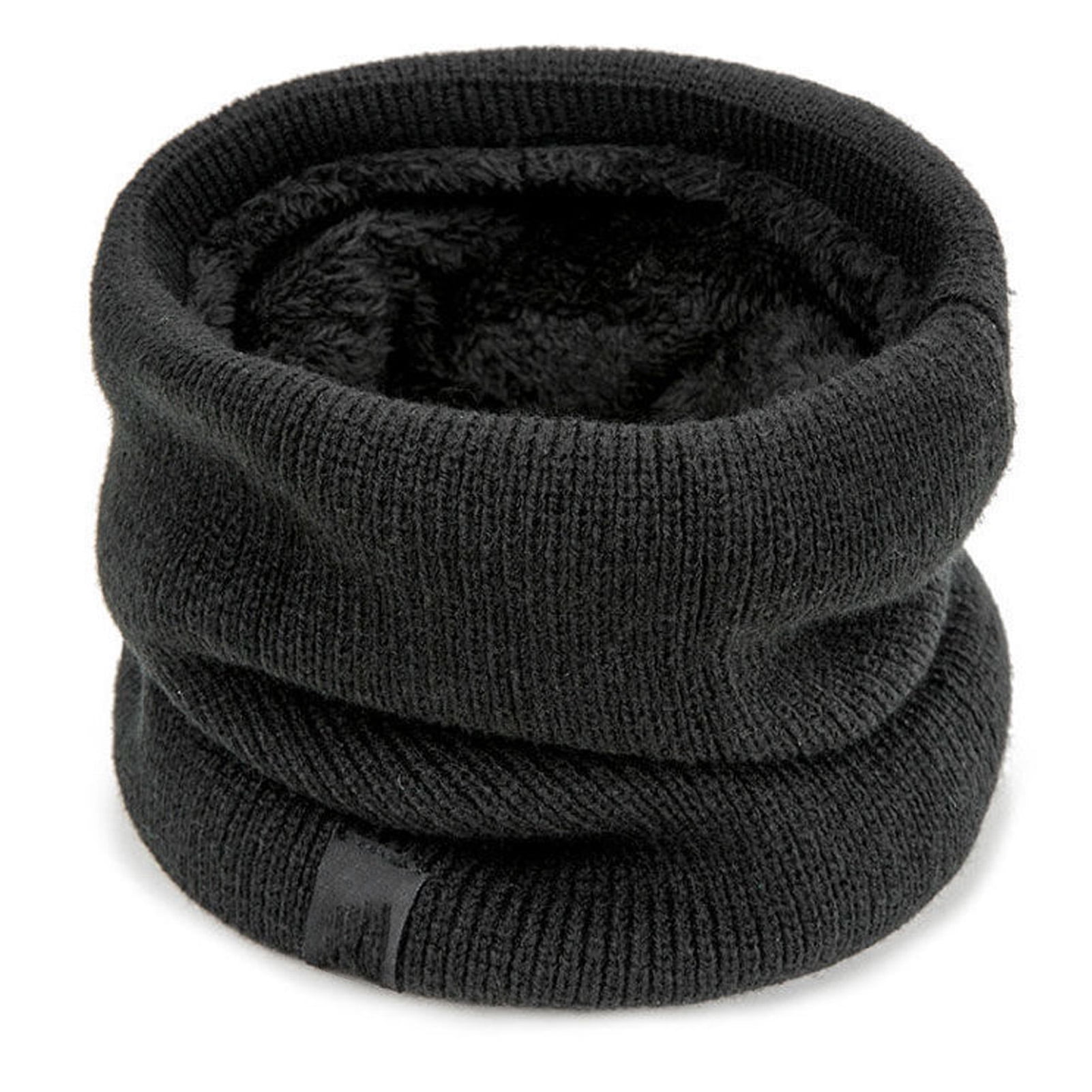 Click here for Amonsee Knit Warm Scarf  Double Layer Plush Lining... prices