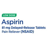 Equate Low Dose Aspirin 81 mg Safety Coated Tablets, 500 Count Twin ...