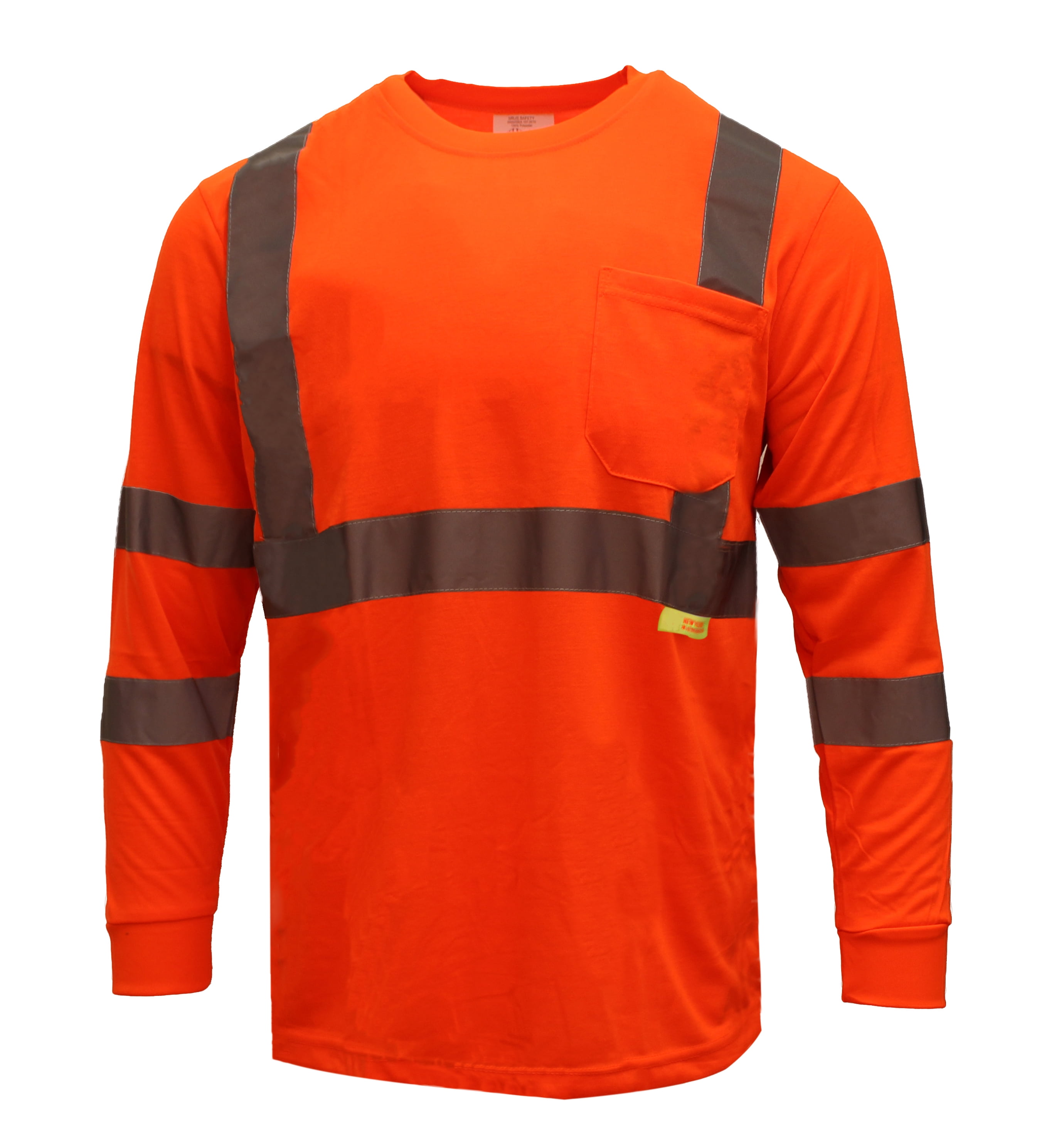 NY Hi-Viz Workwear Class 3 High Vis Reflective Long Sleeve ANSI Safety ...