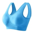 BWASD Womens Sports Bras Full Coverage Push Up Plunge Wireless Seamless ...