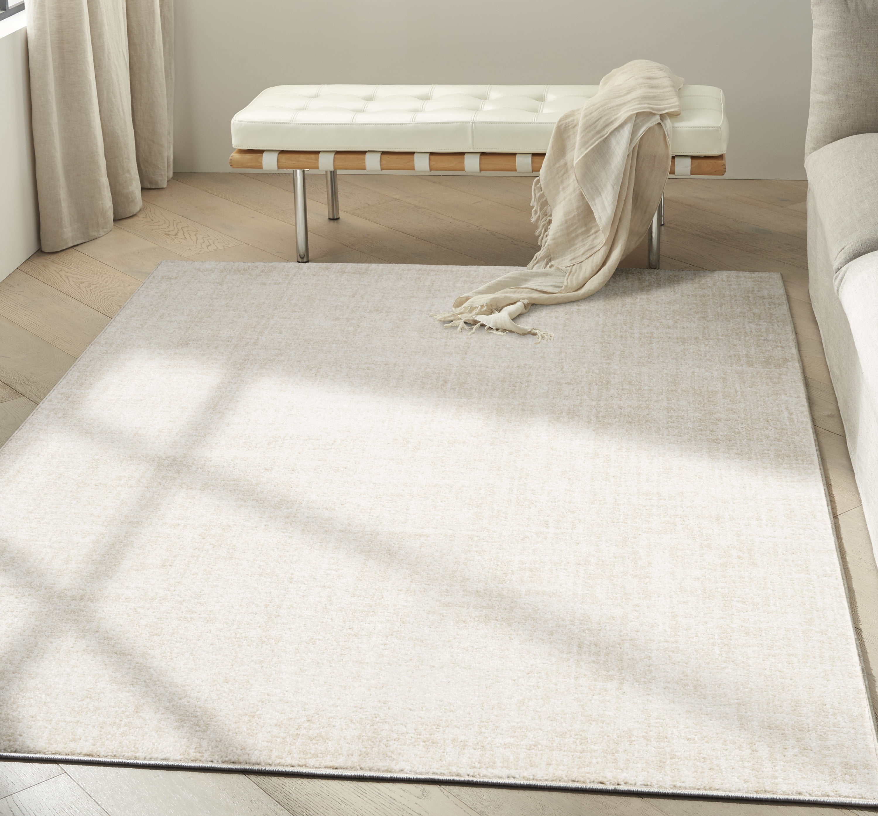 Calvin Klein Currents Coastal, Nautical & Beach Ivory Beige 7'10" x 9 ...