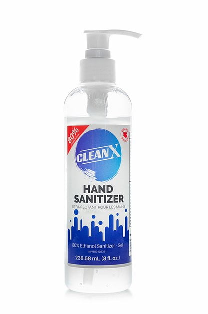 CleanX 80% Ethanol Gel Hand Sanitizer 8 oz (236.6 mL) | Walmart Canada