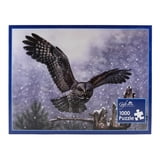 Gift Essentials Adult Puzzles 1000 Pieces Owl Snowy Landing Winter ...