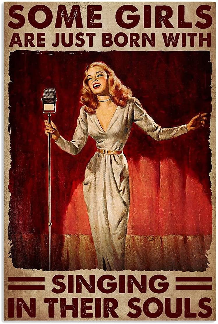 Retro Woman Poster