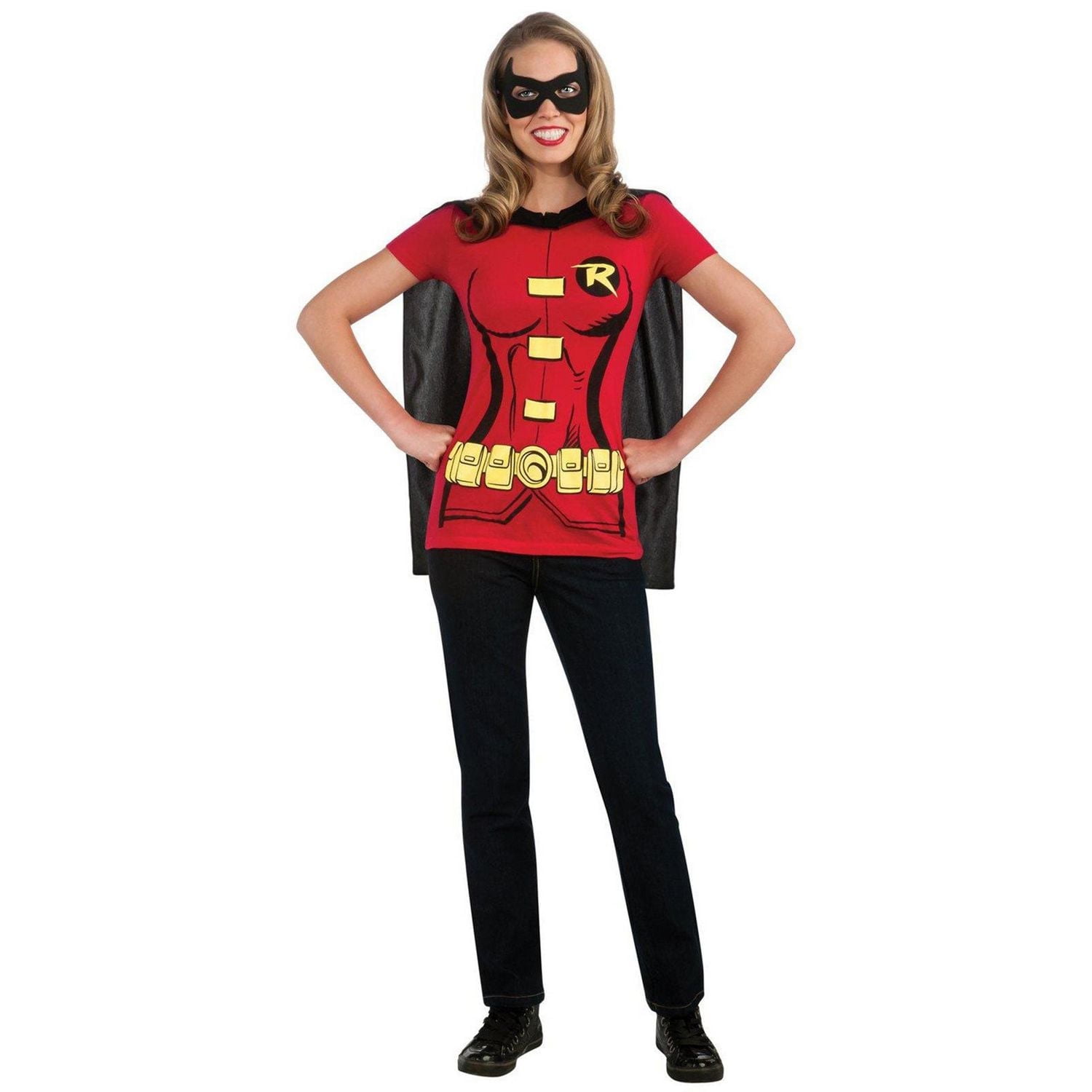 Click here for Rubies Dc Comics Robin T-Shirt Womens Costume Set prices