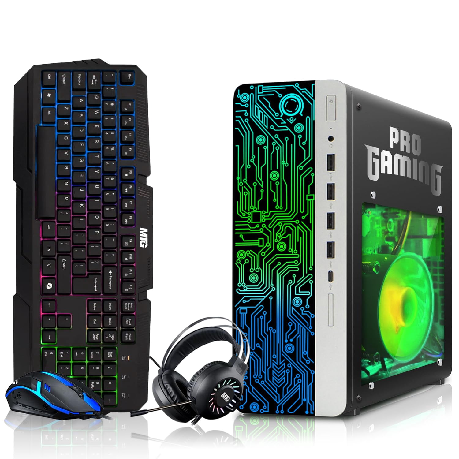 Restored HP G4 Gaming Desktop Computer PC Black AMD A10-9700,16GB RAM ...