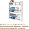 CHILDLIKE BEHAVIOR 3-Tier Book Organizer - Perfect for Kids' Bedrooms ...
