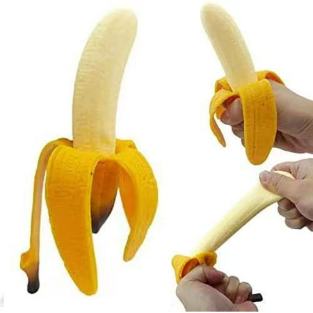 Squishy Simulation Banana Squeeze,Super Soft Scented Stress Relief ...