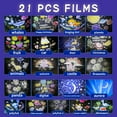 21 Sets of Films, Night Lights for Kids, Star Galaxy Projector, Night ...