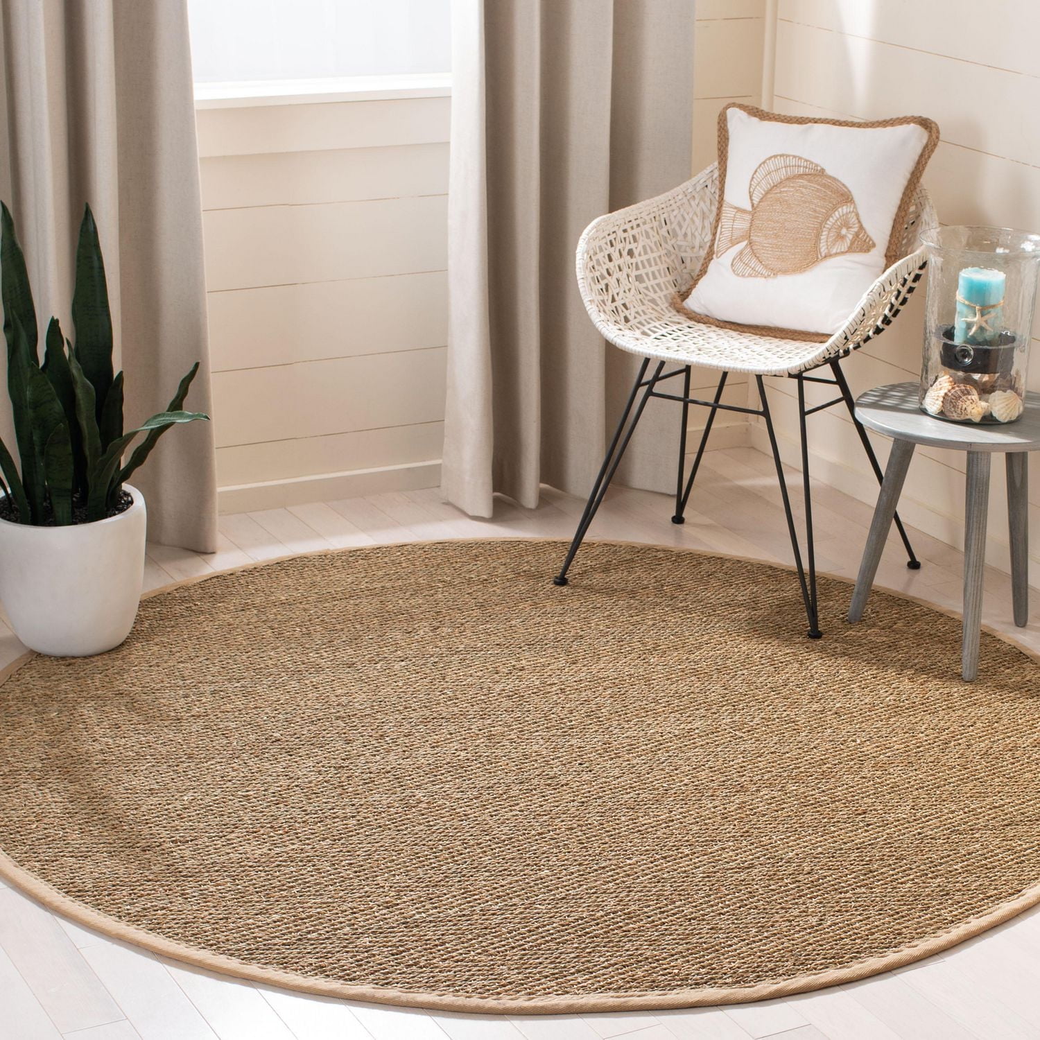 Click here for Safavieh Natural Fiber Maisy Border Area Rug  Natu... prices