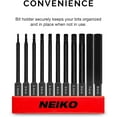 GHRTGR-01148A Hex Allen Power Bit Set, 11-Piece Metric Sizes 1.5mm to ...