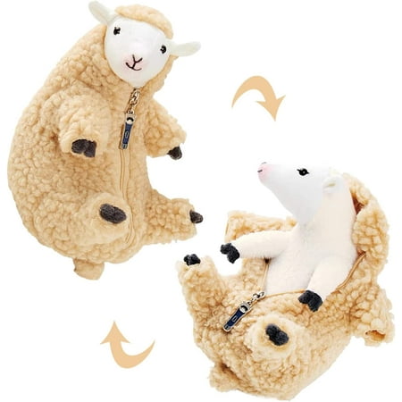 Cute Shaved Sheep Stuffed Animals Lamb Plush Toys, Small Plushies ...