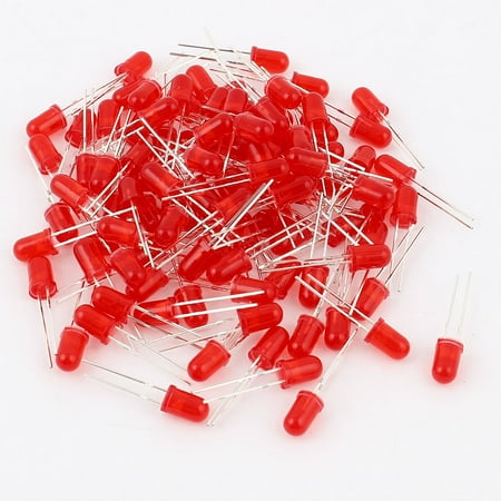 100 Pcs 5mm Round LED Super Bright Red Light Emitting Diodes - Walmart.ca
