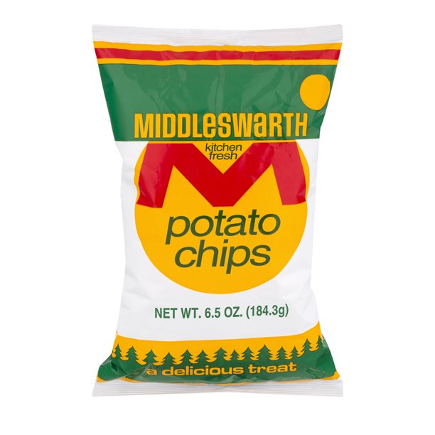 Middleswarth Potato Chips, 6.5 Oz. - Walmart.com - Walmart.com