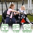 Urgown Golf Cart Child Positioner, 5-Point Adjustable Safety Harness ...