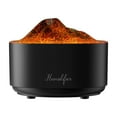 Volcano Humidifier Quiet Flame Diffuser 1.5L Spray Humidifier Fire Mist ...