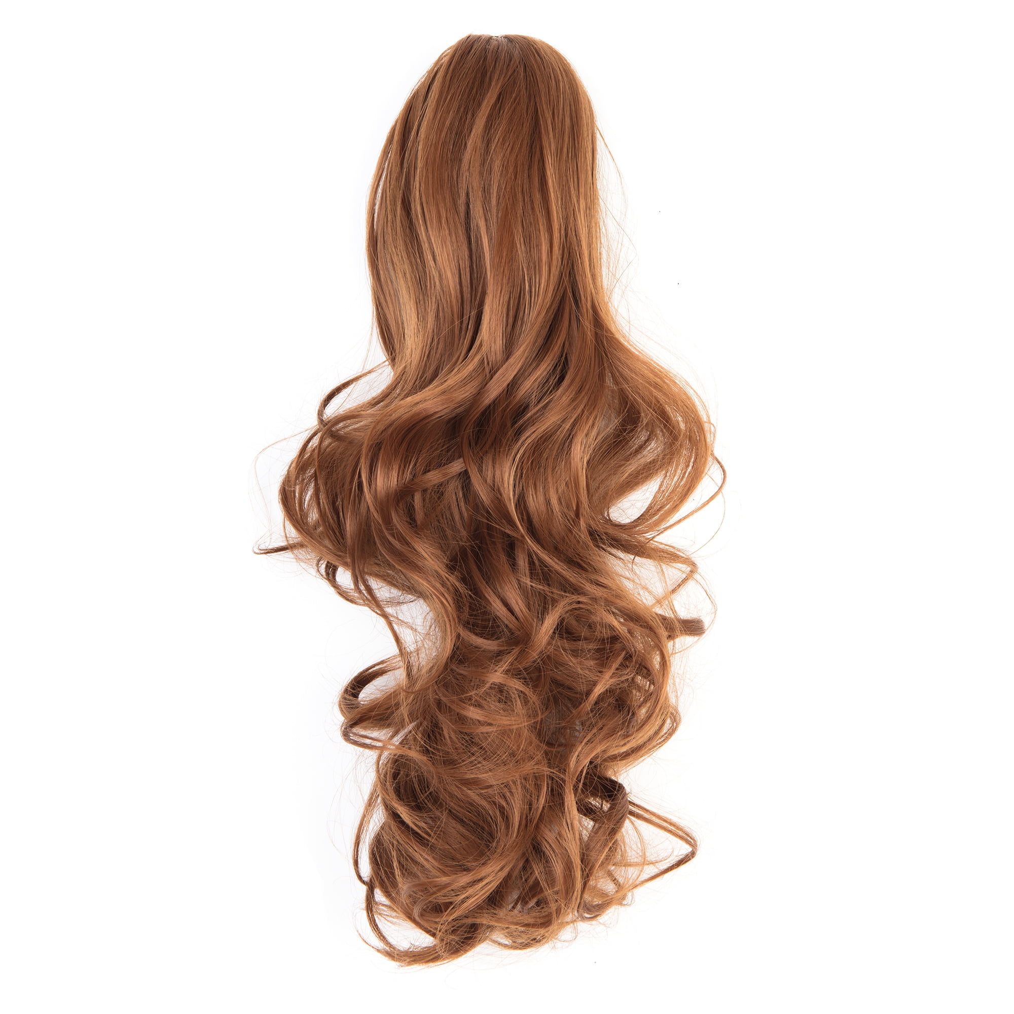 FOCUSSEXY 18" Ponytail Extension Long Pony Tails Clips in Synthetic ...