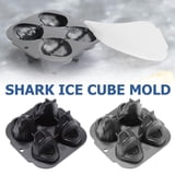 Shark Ice Cube Mold Chocolate Mold Jelly Tray - FOOD GRADE CF бθ W4L9 ...