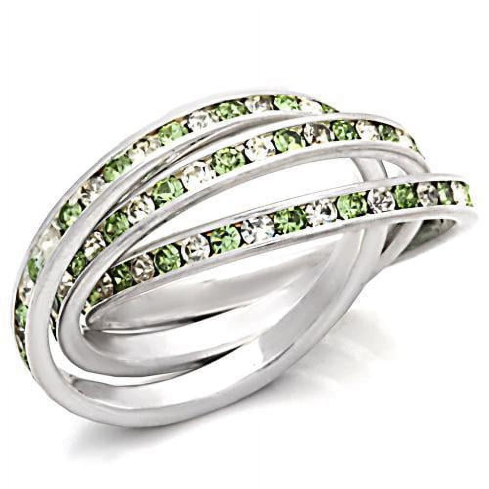 Click here for Zawadee High-Polished 925 Sterling Silver Ring Wit... prices