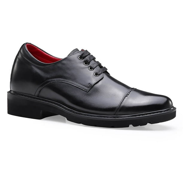 CMR CHAMARIPA Formal Height Increasing Shoes for Men Black Leather ...