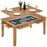 Avocahom Solid Wood Board Game Table for 4–6 with Removable Top, 54" x ...