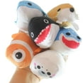 Set of All 6 Mini Ocean Animal Small Plush Stuffed Animals - Shark ...
