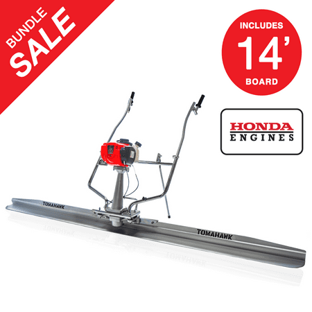 TOMAHAWK 1.8 HP Honda Gas Vibrating Concrete Power Screed Motor with ...