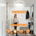 10000mAh Rechargeable Motion Sensor Ceiling Light Indoor, LED Ceiling ...