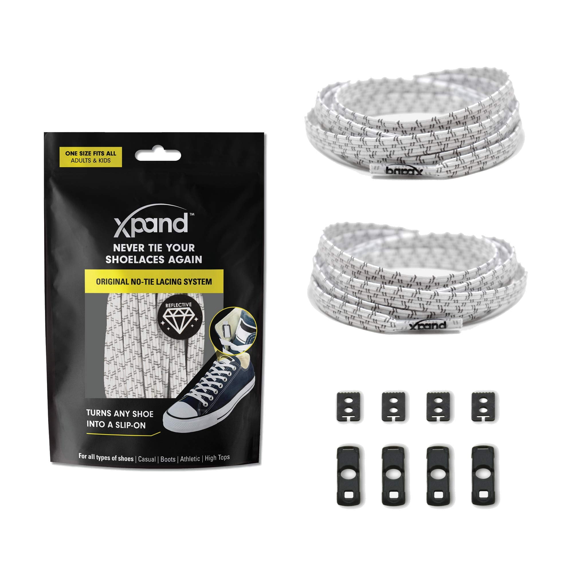 Click here for Xpand No Tie Shoelaces System With Elastic Laces -... prices