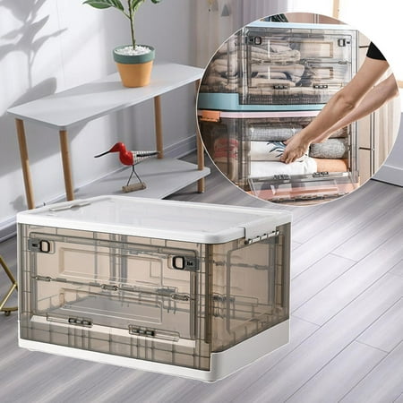 Boxes File Bin Clip Locking with Lid Nestable Stash White | Walmart Canada