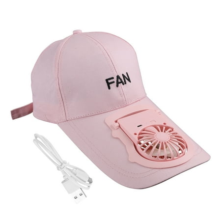 Wweixi Hat Fan Sun Visor Sports Cooling Peaked Sun Visor Hat Fan Cap ...