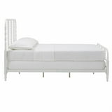 Weston Home Leona Metal Spool Panel Full Bed, White - Walmart.com