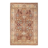 MDA Rugs Mateos Thick Polyester Shag Area Rug, Contemporary Design, Red ...