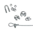 Wire Rope Clips,Stainless Steel Wire Rope Cable Clip Clamp,60pcs 1/8 ...