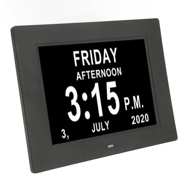 Reloj digital de día, reloj digital de día, reloj despertador de 7 años ...