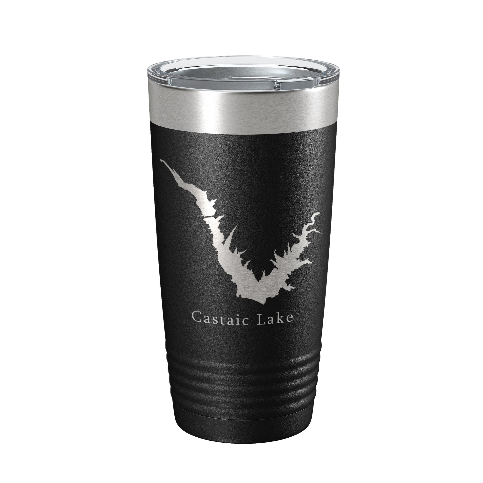 Castaic Lake Map Tumbler Travel Mug Insulated Laser Engraved Coffee Cup ...